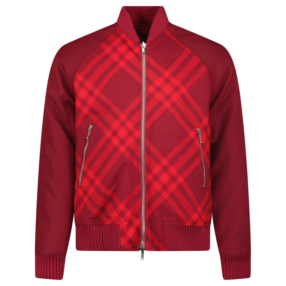 Burberry Ripple Check Bomber Jacket | chancefashionco